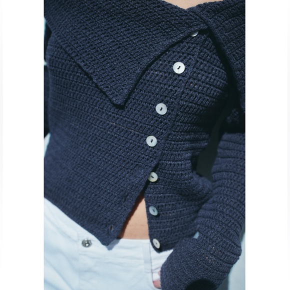 Zara | Tops | Zara Rustic Knitwear Top | Poshmark